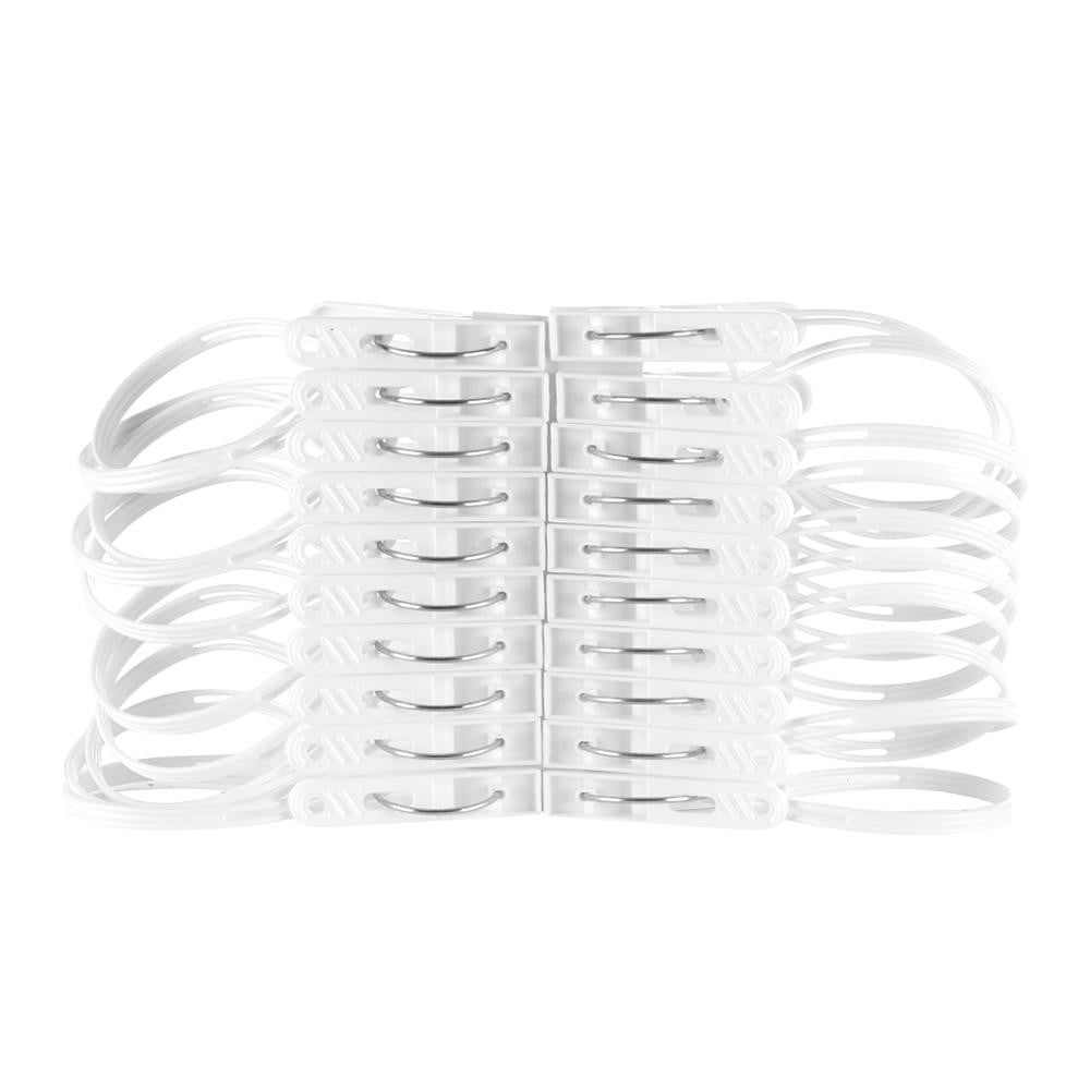 CLOTH CLIP PLIM WHITE PACK20