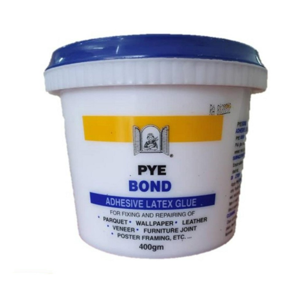 PYE BOND ADHESIVE LATEX GLUE 400G WHITE