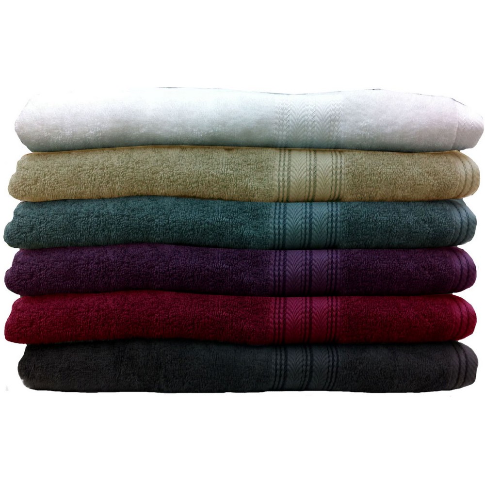 HOMEPRO HLS TOWEL HEMLOCK 15X32 INCHES WHITE