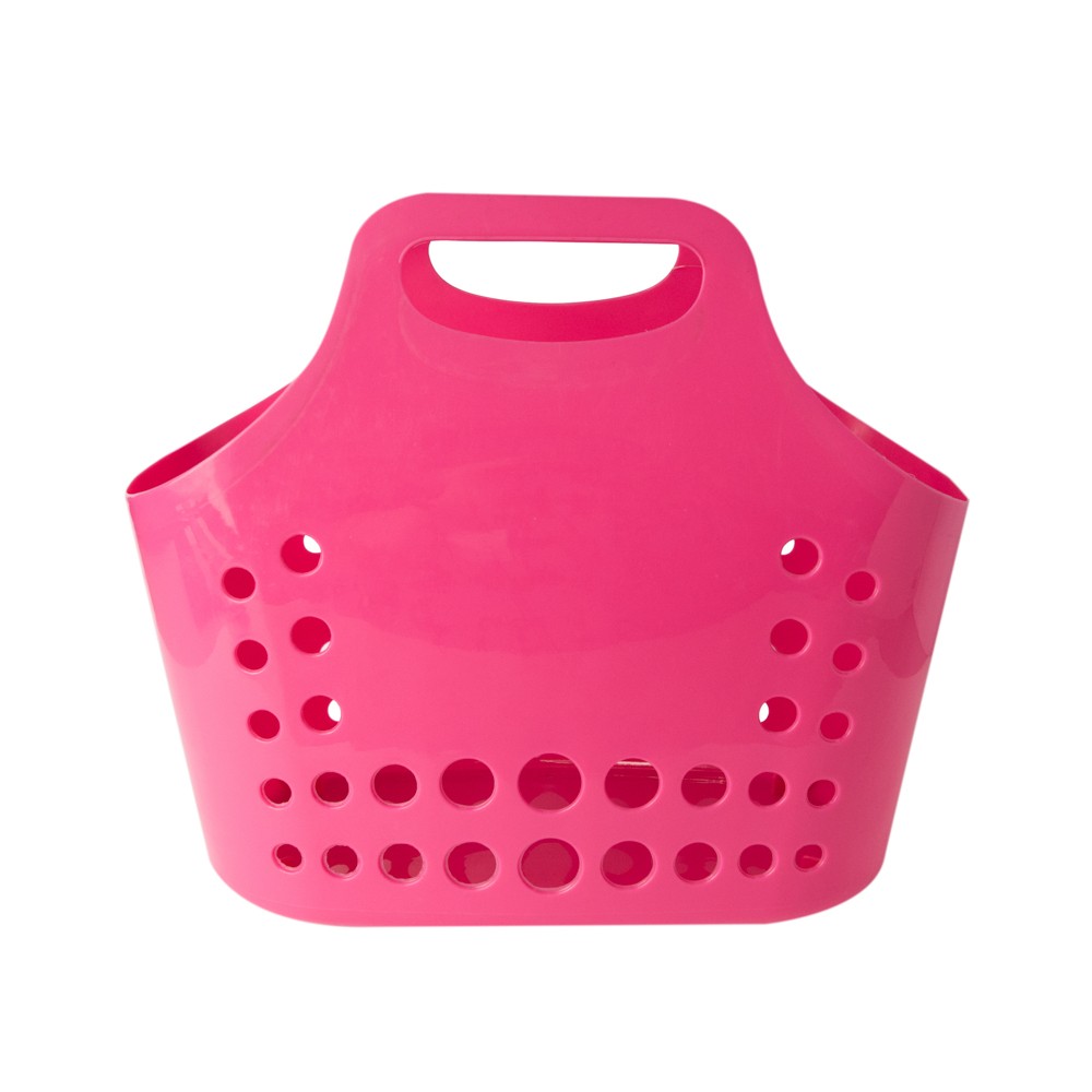 HOMEPRO CLOTH BASKET DOTTY M PINK