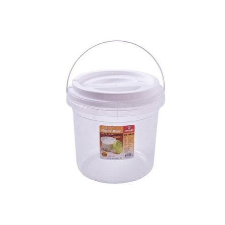 PLASTIC RICE CONTAINER KEY WAY 7.5KG WHITE