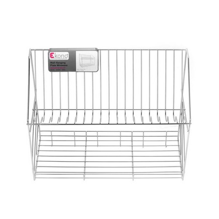 STAINLESS STEEL DISH DRAINER WALL UNIT EKONO 50CM