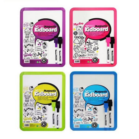 UNICORN MAGNETIC KIDBOARD UKB-1114M ASSORTED 4 EACH