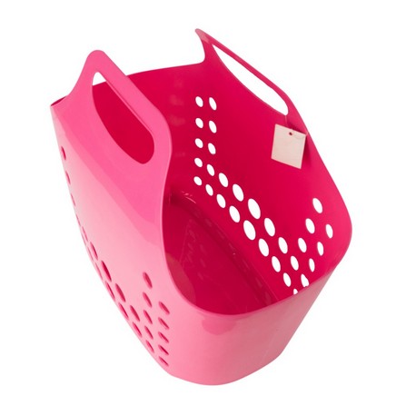 HOMEPRO CLOTH BASKET DOTTY M PINK
