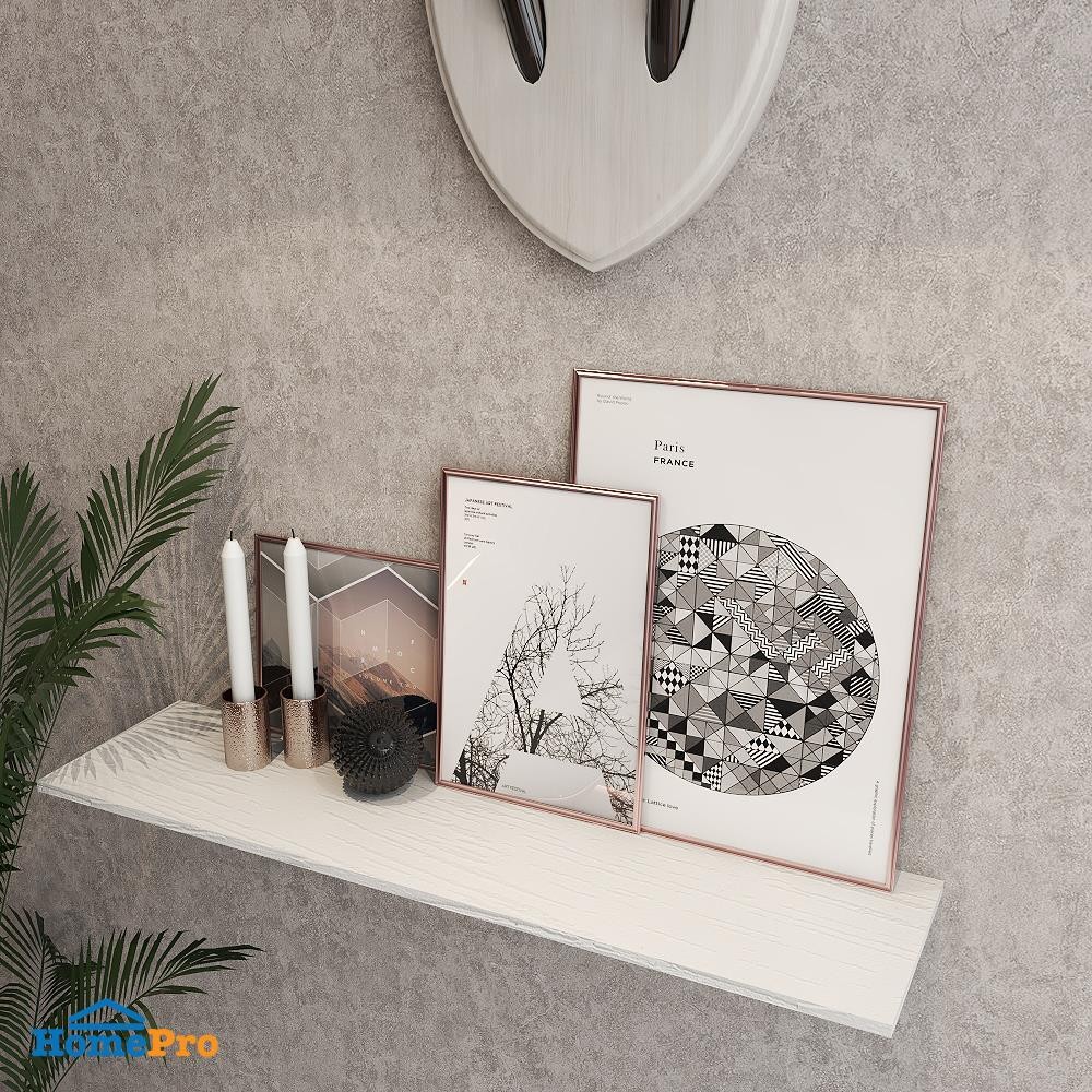 WALL SHELF STACKO 80X20X1.6CM WHITE FOREST