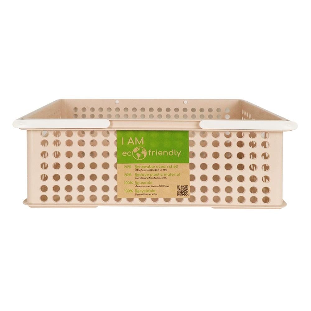 STACKABLE STORAGE BOX STACKO 5080M ECO FRIENDLY 39.5X27.5X13.5CM BEIGE