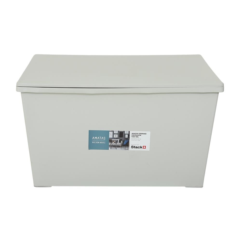 STORAGE BOX STACKO AMATAS 130L 58.2X78.4X44CM GRAY