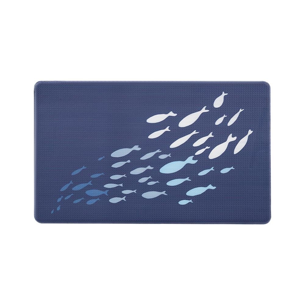 SHOWER MAT MOYA AM8075A BLUE FISH