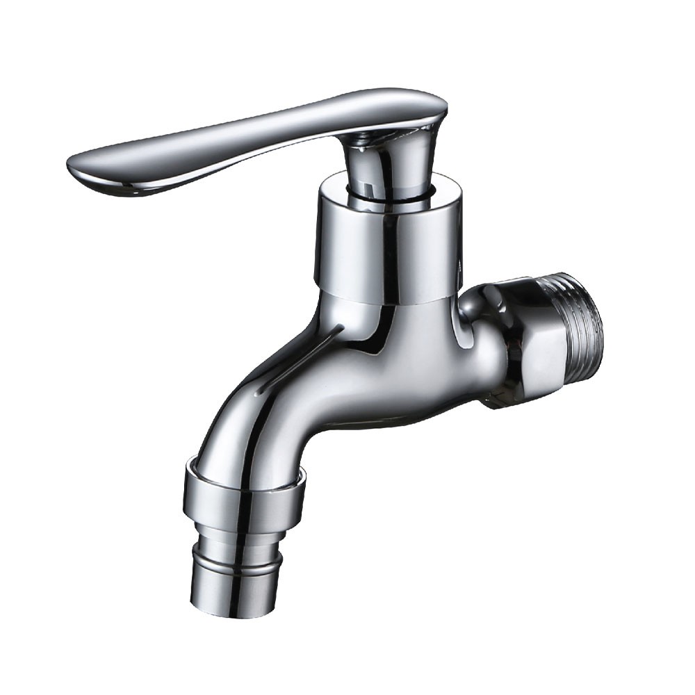 CABANA SHANK FAUCET WALL TAP CB2805A W2.5XD8XH9 CM SILVER