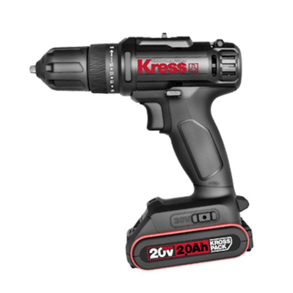 KRESS HAND DRILL DRIVER CORDLESS KU210 20V BLACK