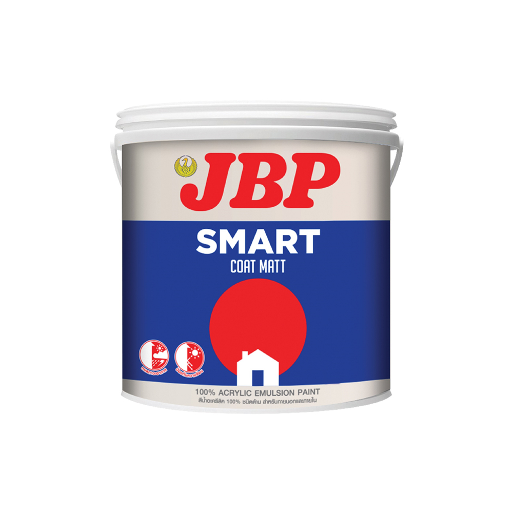 สีน้ำทาภายนอก JBP SMART COAT BASE B ด้าน 1 แกลลอน