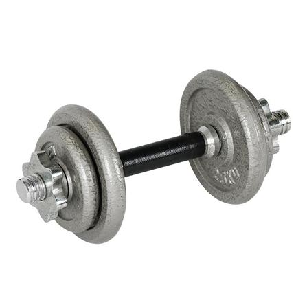 ดัมเบลเซ็ต GSPORTS DBS10 10 กก. สีเงิน