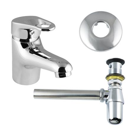 ชุดก๊อกอ่างล้างหน้า เดี่ยว KARAT KFA-029-610 สีโครม