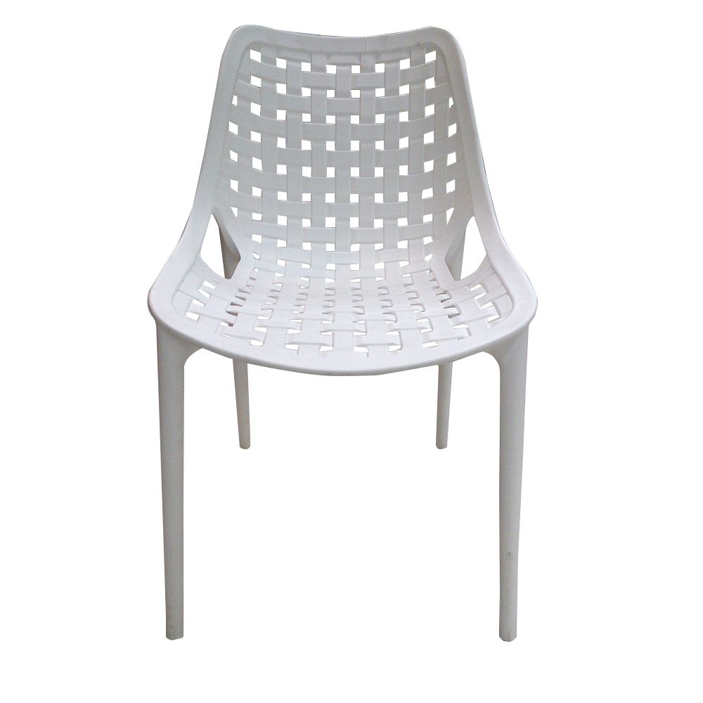 BOVY WHITE PLASTIC PP CHAIR