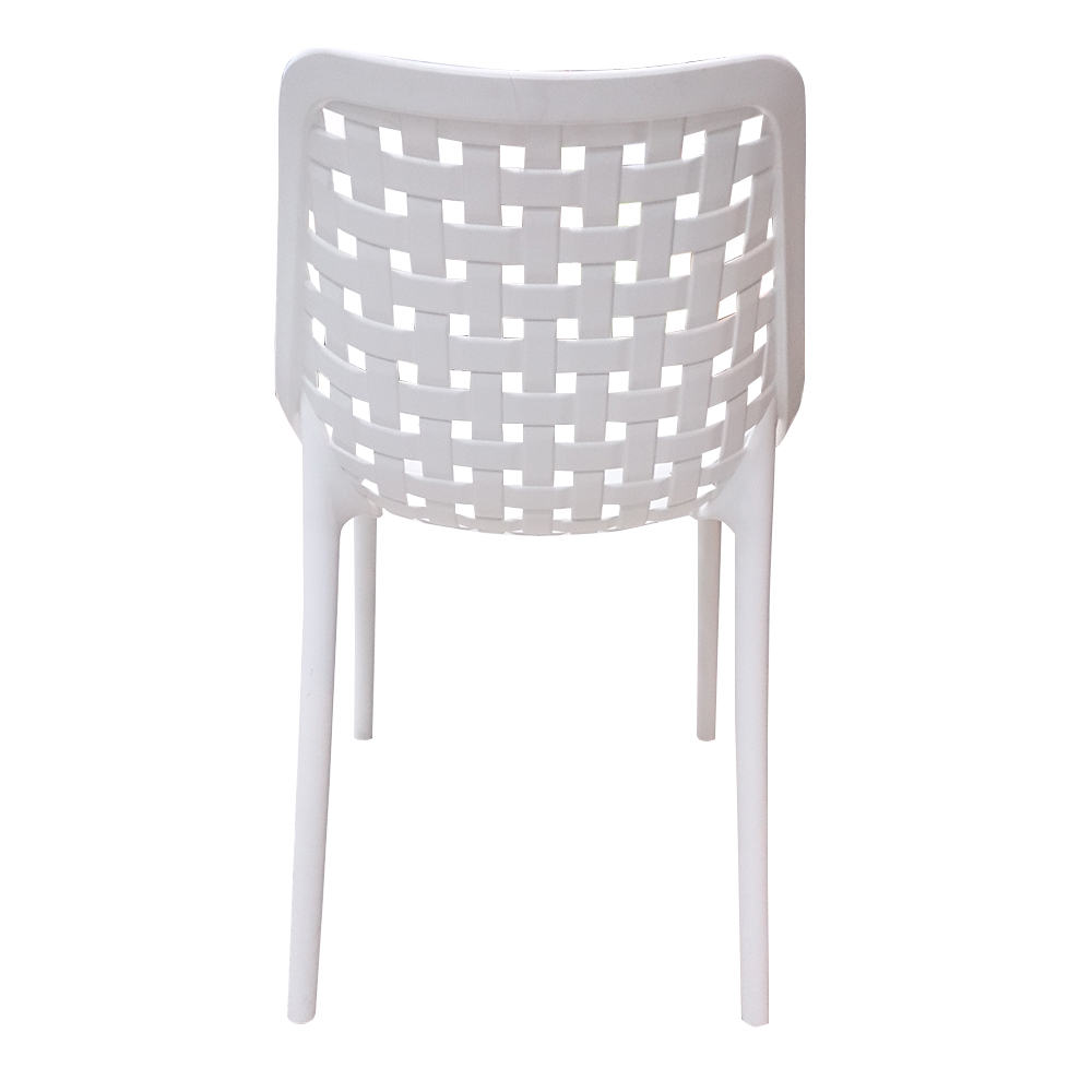 BOVY WHITE PLASTIC PP CHAIR