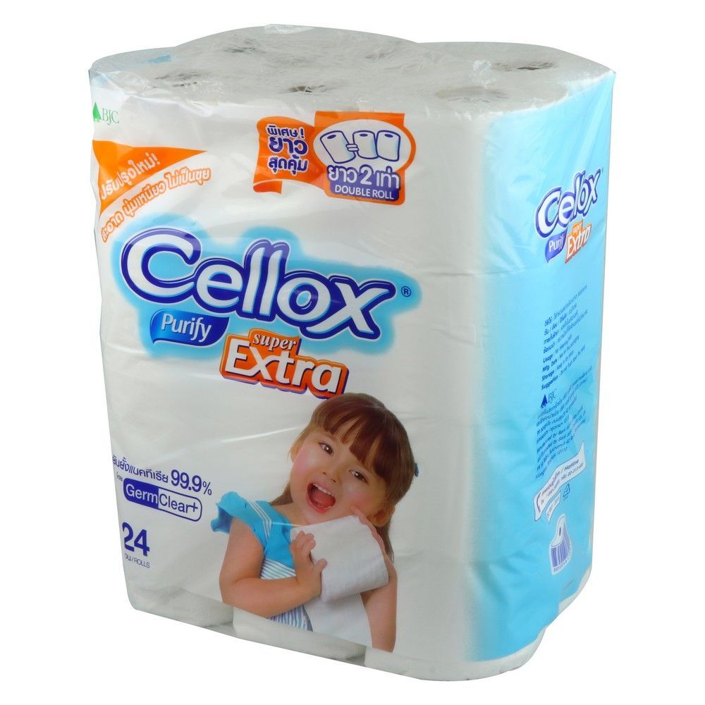กระดาษชำระ CELLOX DOUBLE ROLL แพ็ค 24