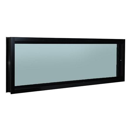 ALUMINIUM FIXED WINDOW ONE STOP F8 120X40CM BLACK