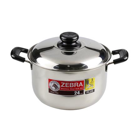 หม้อต้ม หัวม้าลาย WISDOM INFINITY 24 ซม.