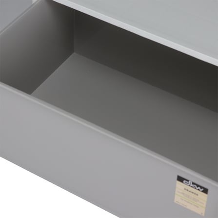 PLASTIC DRAWER DKW L 53.6X36.5X23.5CM GRAY
