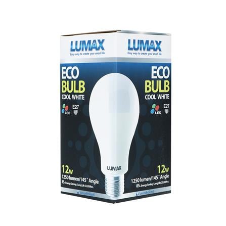 หลอด LED LUMAX ECO BULB 12 วัตต์ E27 COOLWHITE