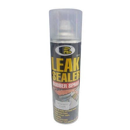 BOSNY LEAK SEALER RUBBER SPRAY 600ML CLEAR