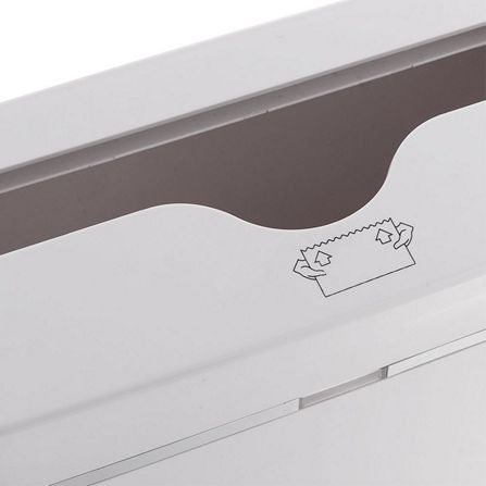 กล่องกระดาษทิชชู่ MOYA HSD-E6002 สีขาว