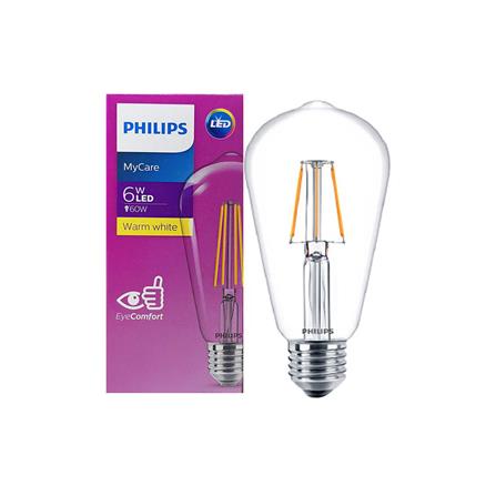 หลอด LED PHILIPS ST64 CLASSIC 4 วัตต์ WARMWHITE E27