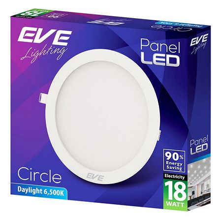 ดาวน์ไลท์ LED EVE PANEL LIGHT CIRCLE 565203 18 วัตต์ DAYLIGHT