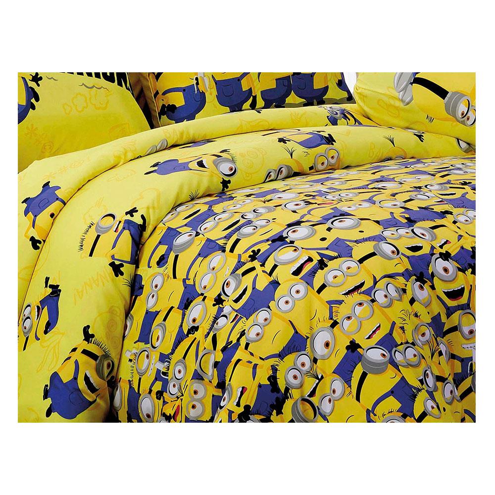 ชุดผ้าปูที่นอน 6 ฟุต 6 ชิ้น JESSICA MINION 20209-T007