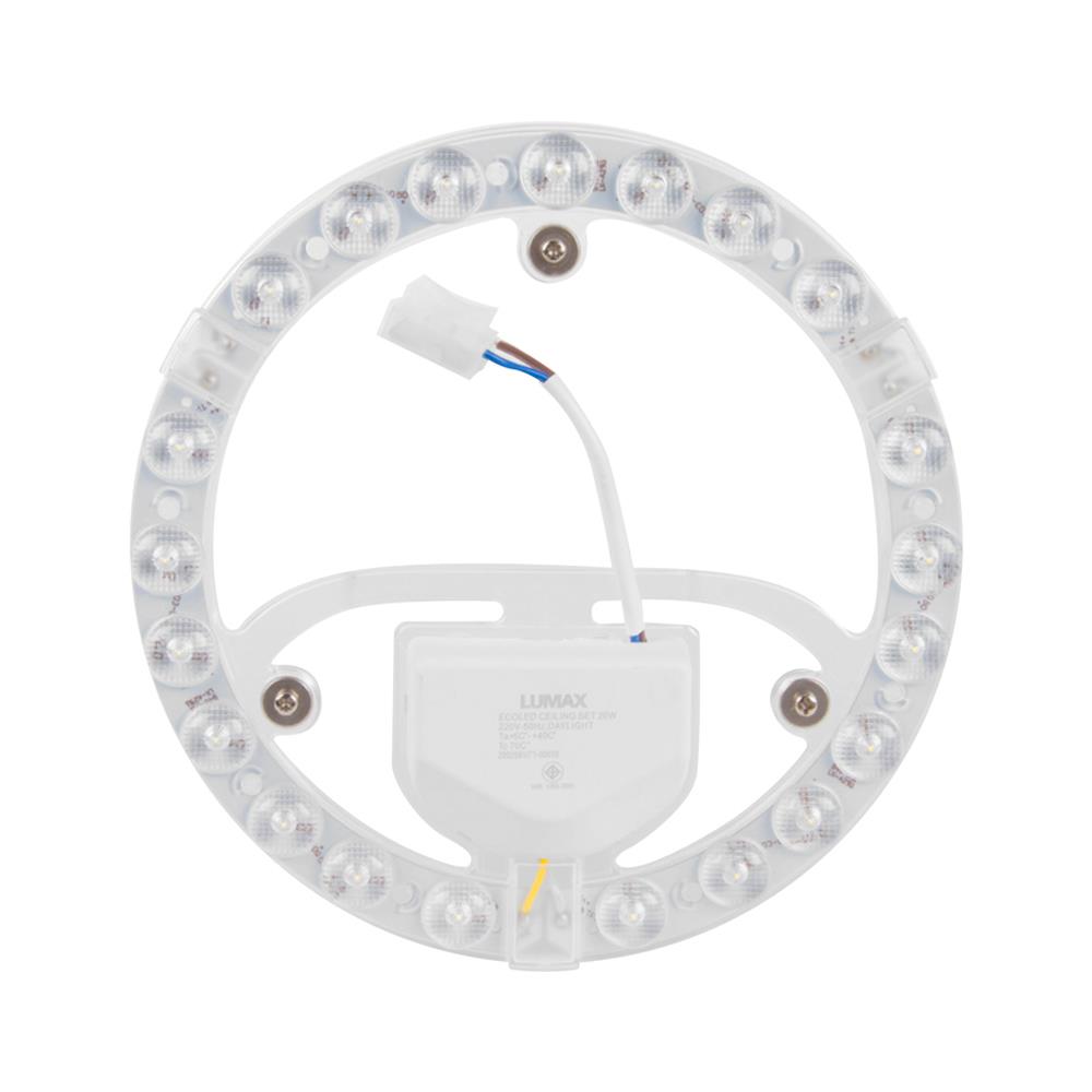 LED CIRCULAR MODULE LUMAX CEILING SET ECO PLUS 20W DAYLIGHT