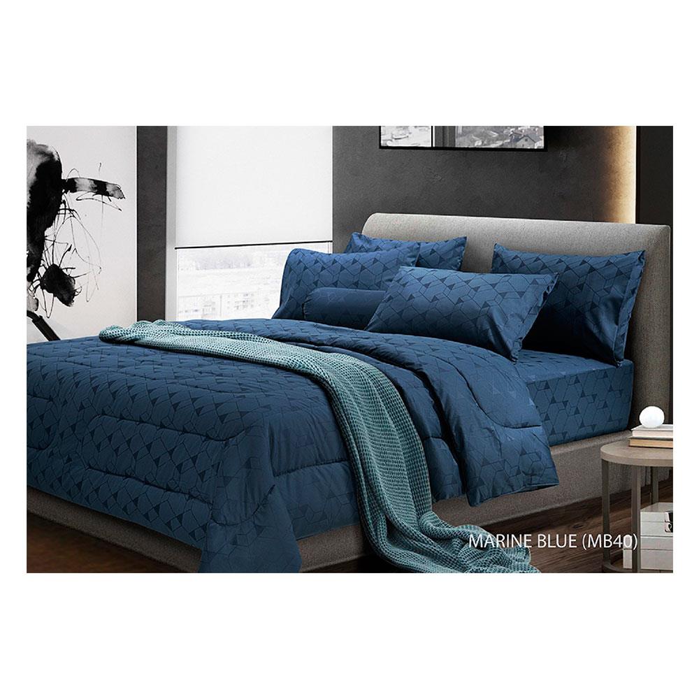 ชุดผ้าปูที่นอน 6 ฟุต 6 ชิ้น STEVENS COTTON FRESH MB40