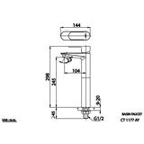 ก๊อกอ่างล้างหน้า COTTO CT1177AY