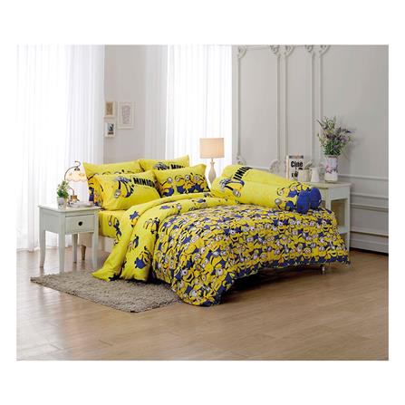ชุดผ้าปูที่นอน 6 ฟุต 6 ชิ้น JESSICA MINION 20209-T007