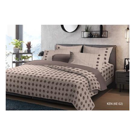 ชุดผ้าปูที่นอน 6 ฟุต 6 ชิ้น STEVENS SOFTEX KE02