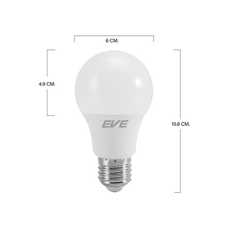 หลอด LED EVE SUPER SAVE 7 วัตต์ WARMWHITE E27 แพ็ก 4 ชิ้น