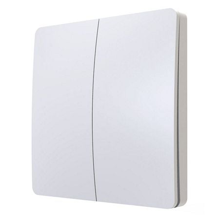 สวิตช์ไร้สาย 2ช่อง HACO HWS-2P/W IP67 สีขาว