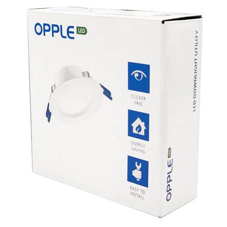 ดาวน์ไลท์ LED OPPLE DL-US R150 12 วัตต์ WARMWHITE 7 นิ้ว