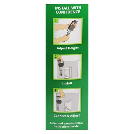 วาล์วน้ำเข้า FLUIDMASTER FL-400UK สีดำ