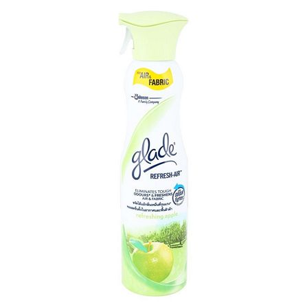 สเปรย์ GLADE REFRESH AIR 275 มล. กลิ่นแอปเปิ้ลเขียว