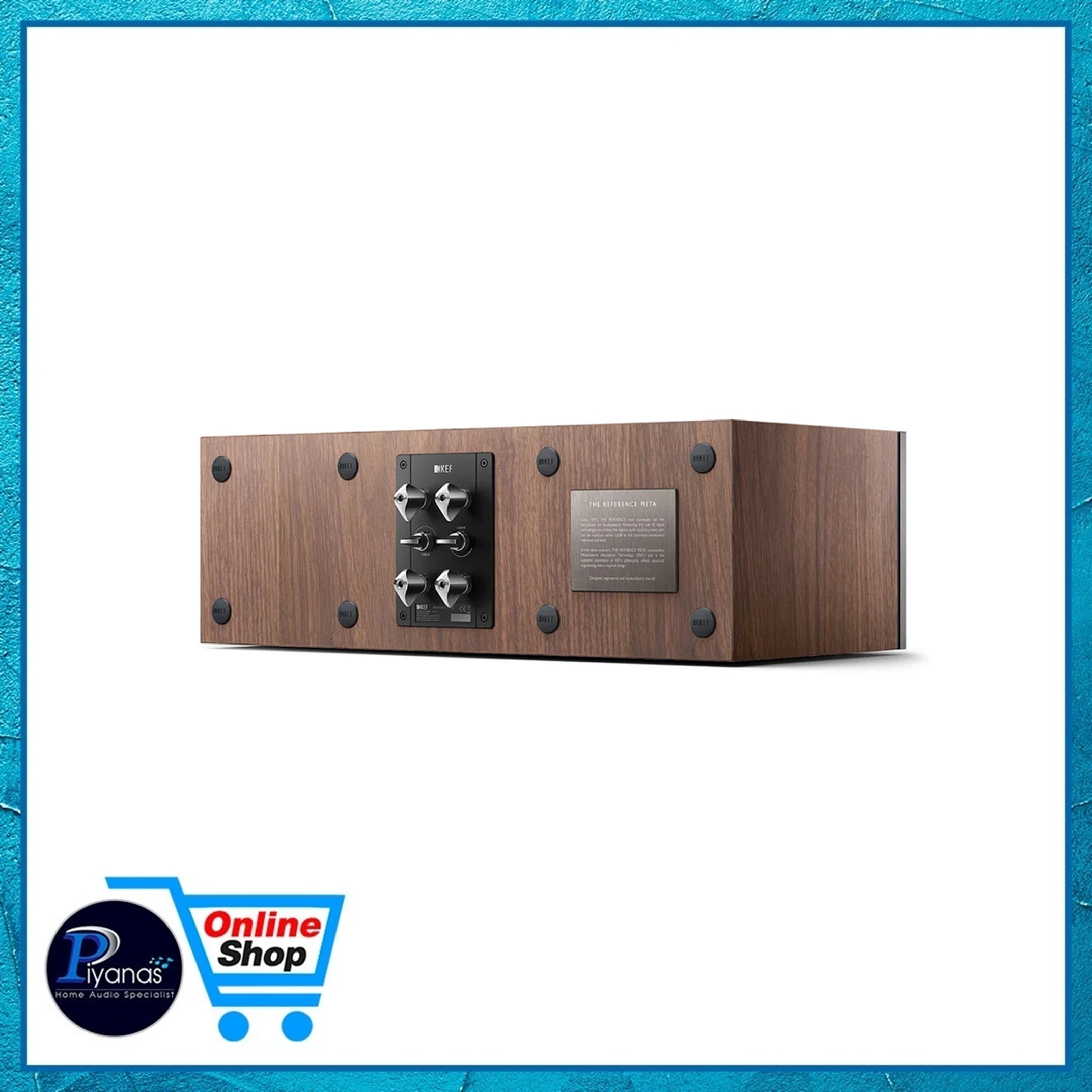 ลำโพงเซ็นเตอร์ KEF : REFERENCE 2C META สีดำ/คอปเปอร์