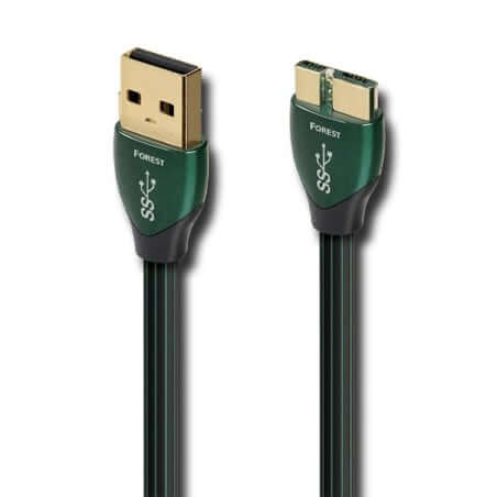 สาย USB AUDIOQUEST : USB-FOREST (A TO MICRO) (USB 3.0) (3.0M)