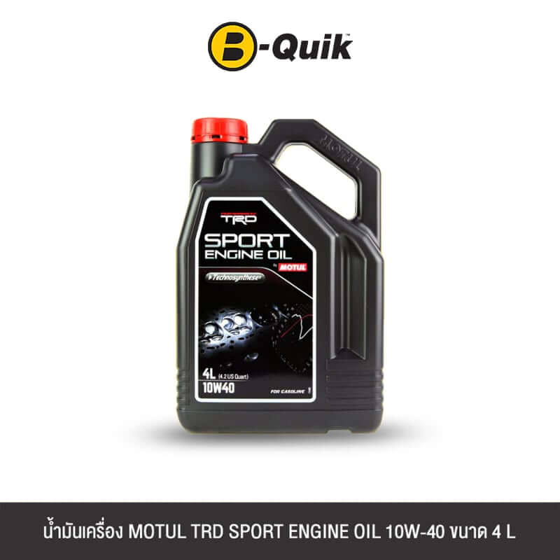 น้ำมันเครื่องเกรดกึ่งสังเคราะห์ MOTUL TRD SPORT ENGINE OIL 10W-40 ขนาด 4 L.