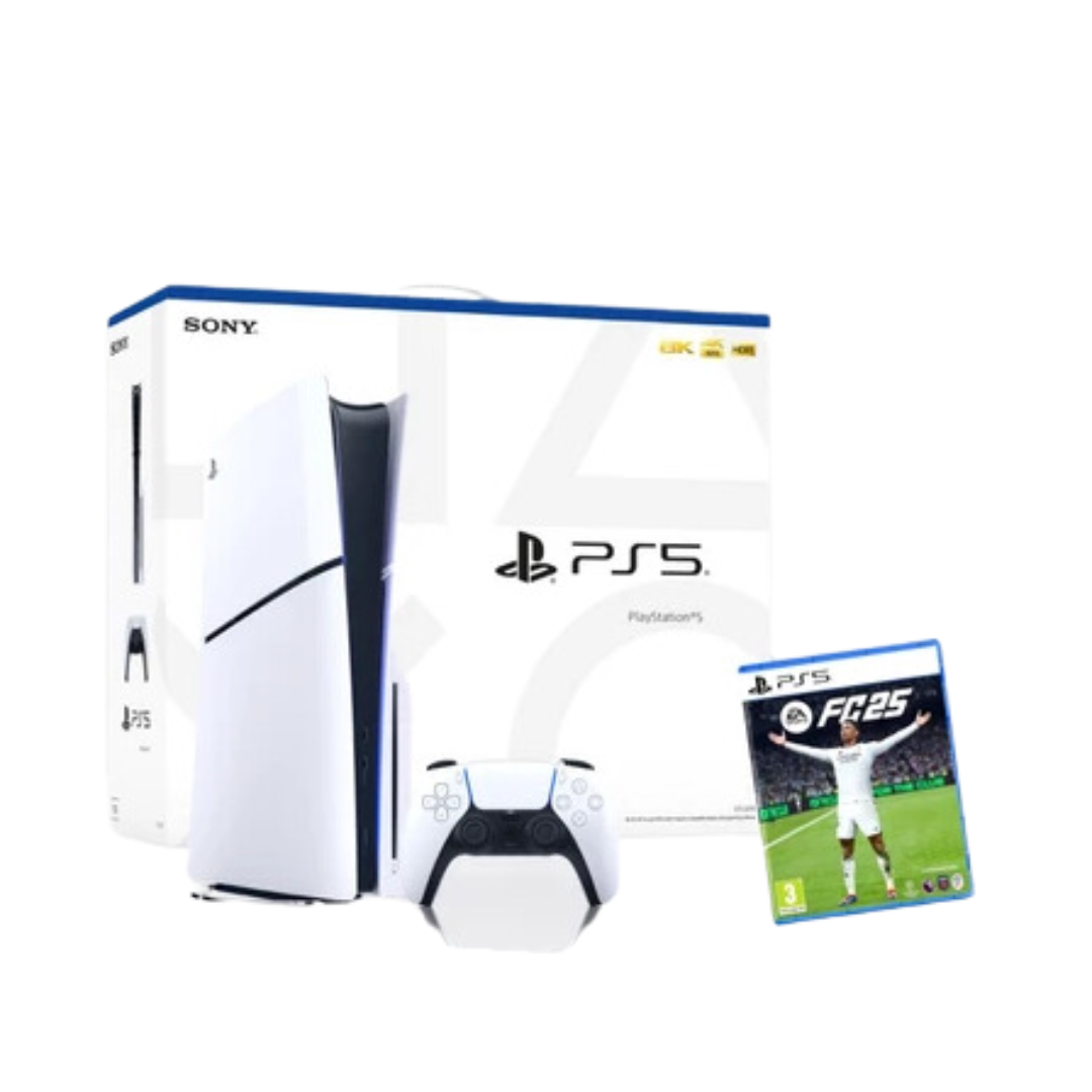 เครื่องเล่นเกม SONY PLAYSTATION 5 SLIM DISC EDITION CFI-2018 A01 + แผ่น ...