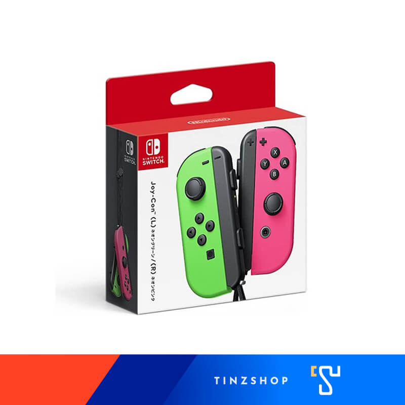 จอยเกมไร้สาย Nintendo Switch Joy Controller สีเขียว/ชมพู