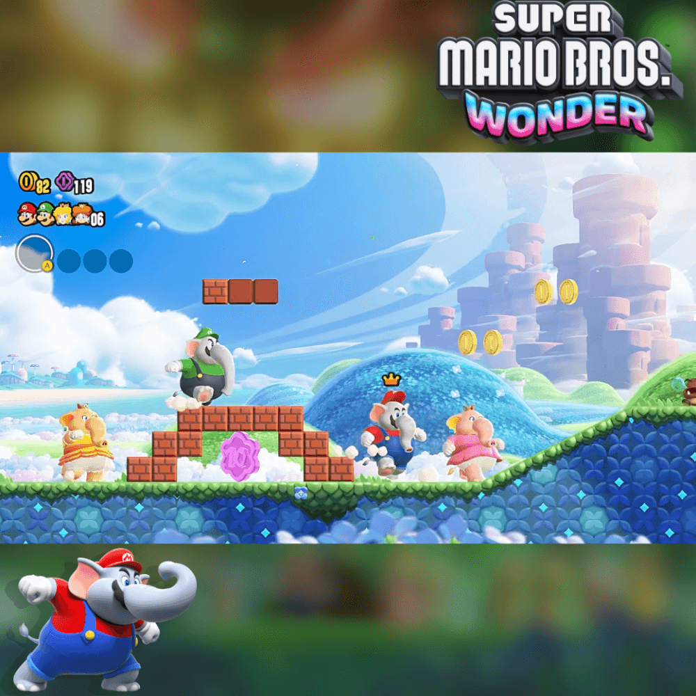 แผ่นเกม Nintendo Switch Game Super Mario Bros. Wonder Zone Asia / ภาษา ...
