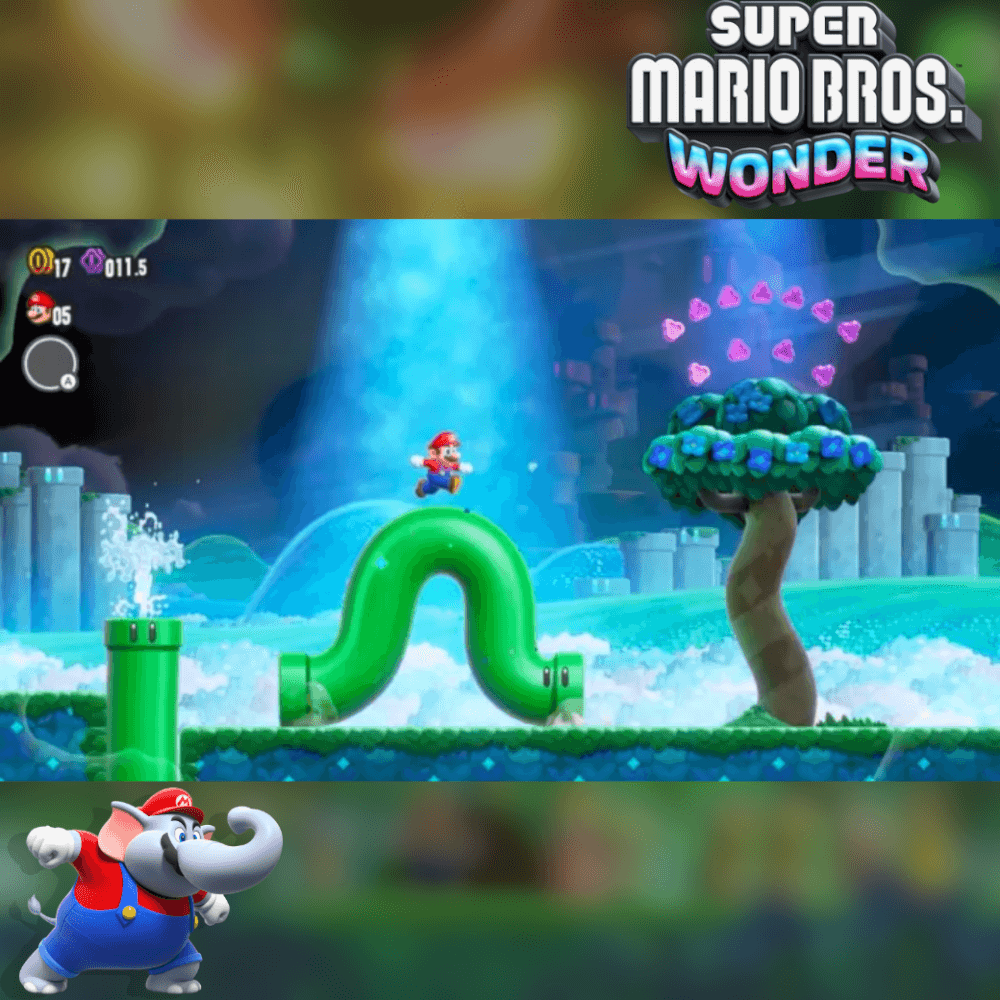 แผ่นเกม Nintendo Switch Game Super Mario Bros. Wonder Zone Asia / ภาษา ...
