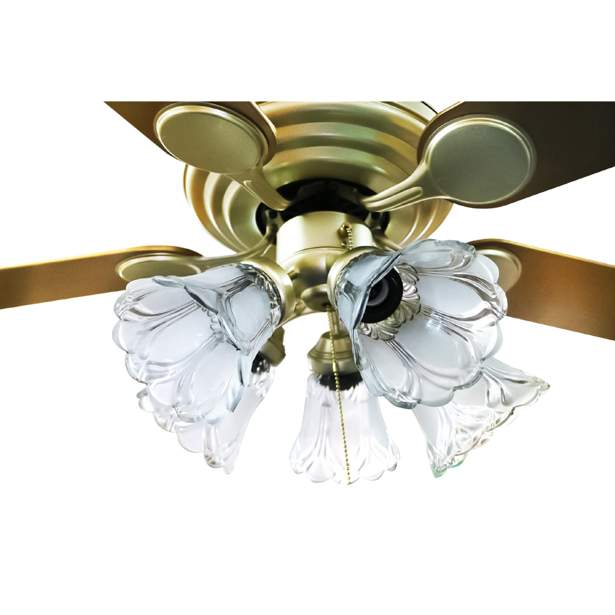 พัดลมพร้อมไฟติดเพดาน 52 นิ้ว Accord Prevail AC -777-CG สีน้ำตาล