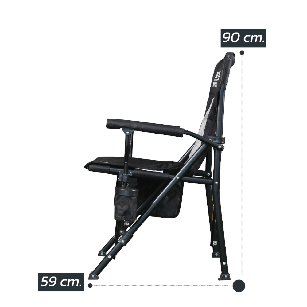 เก้าอี้สนาม Thai Adventure Cool Chair สีดำ