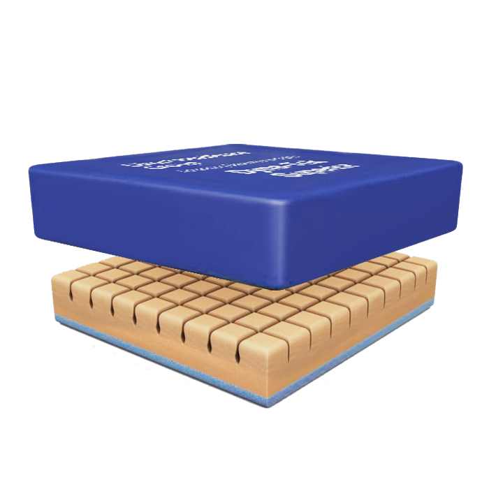 เบาะรองนั่งกันแผลกดทับ ALLWELL DYNA-TEK-SUPERIOR สีกรม