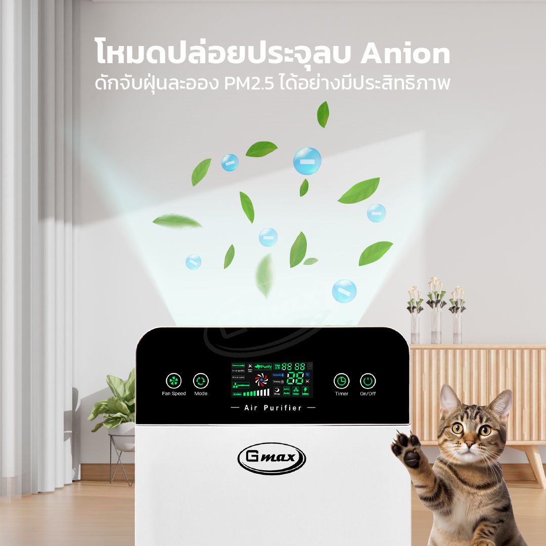 เครื่องฟอกอากาศ GMAX AP-901 35ตารางเมตร